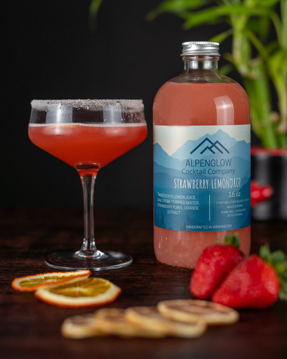 Alpenglow Cocktail Company - Strawberry Lemondrop – Poppy & Hawk